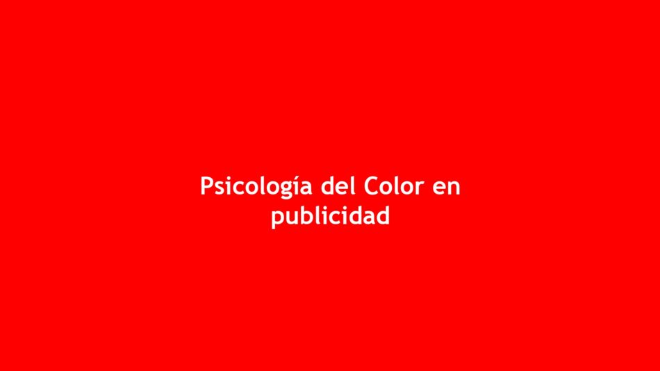Clase - Color y publicidad - Revista de Mercadotecnia y Publicidad